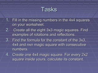 Magic squares | PPT