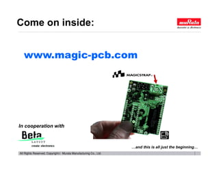 RFID embedded - MAGIC-PCB containing MAGICSTRAP | PPT