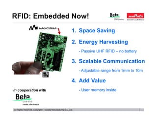RFID embedded - MAGIC-PCB containing MAGICSTRAP | PPT