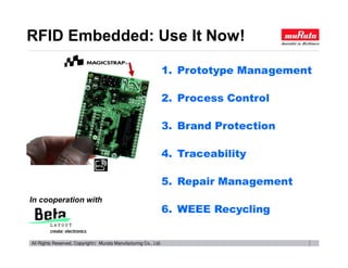 RFID embedded - MAGIC-PCB containing MAGICSTRAP | PPT