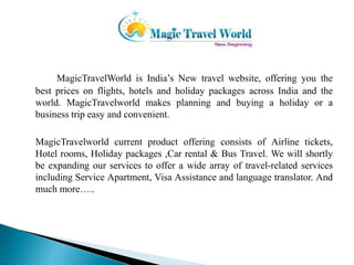 Magic Travel World | PPT