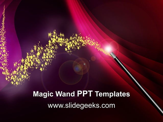 Magic wand ppt templates | PPT