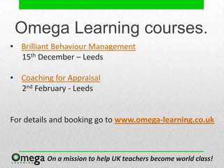 Outstanding Teaching from Omega Learning | PPTX