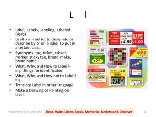 Magic words 0101 | PPTX