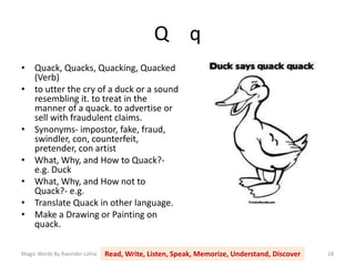 Magic words 0101 | PPTX