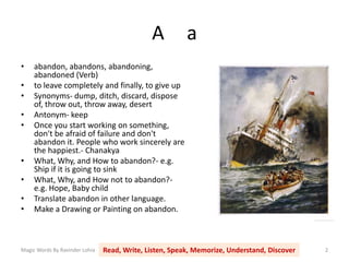 Magic words 0101 | PPTX