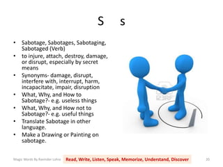 Magic words 0101 | PPTX