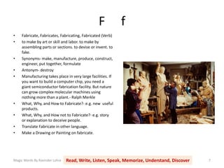 Magic words 0101 | PPTX