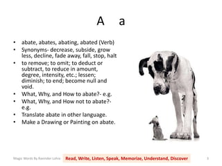 Magic words 0102 | PPTX