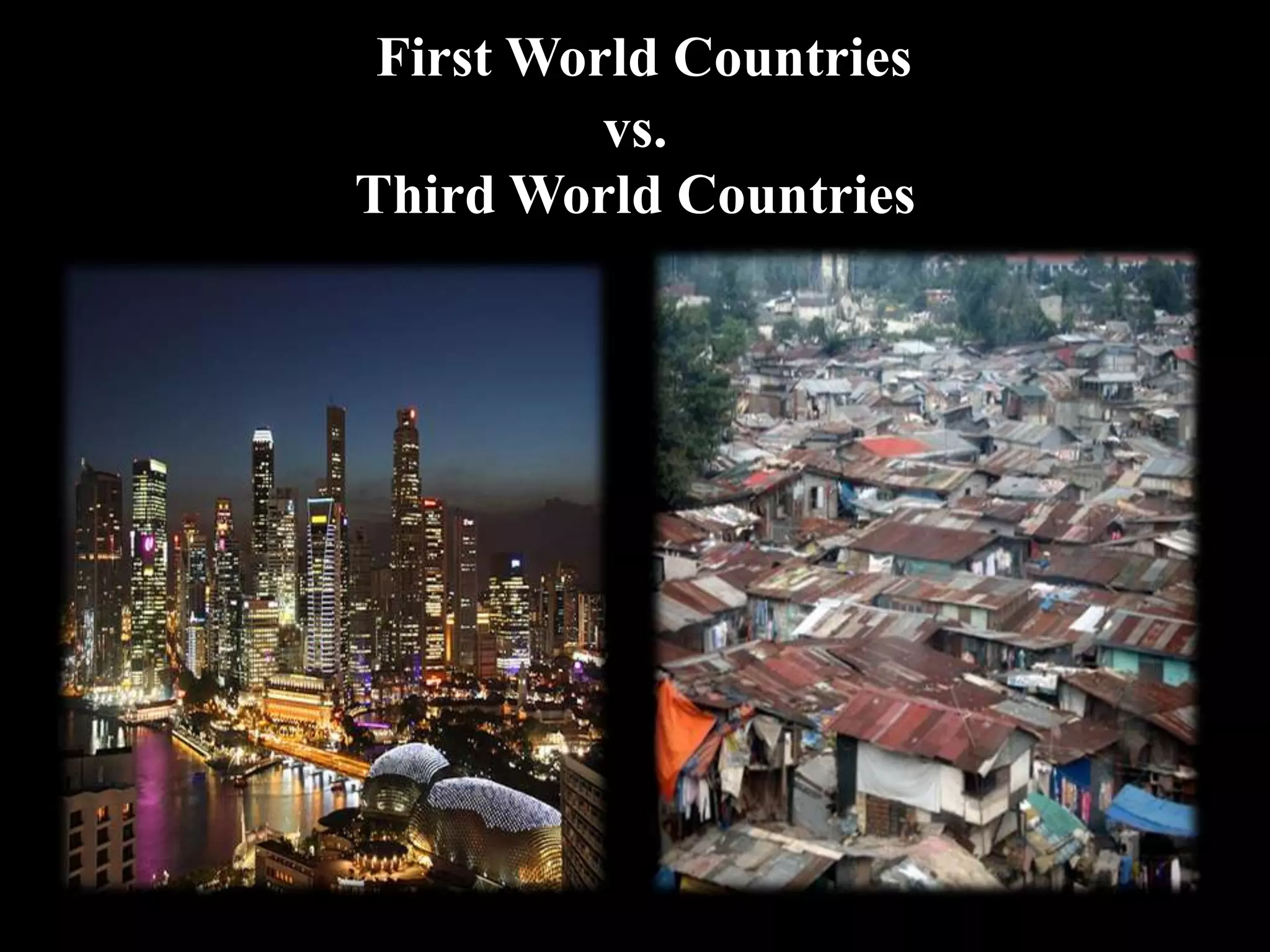 Problems of the third world countries | PPTX