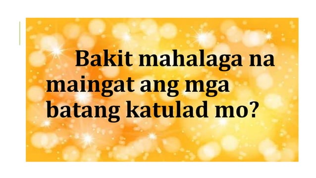 Maging Maingat at Masipag | PPTX