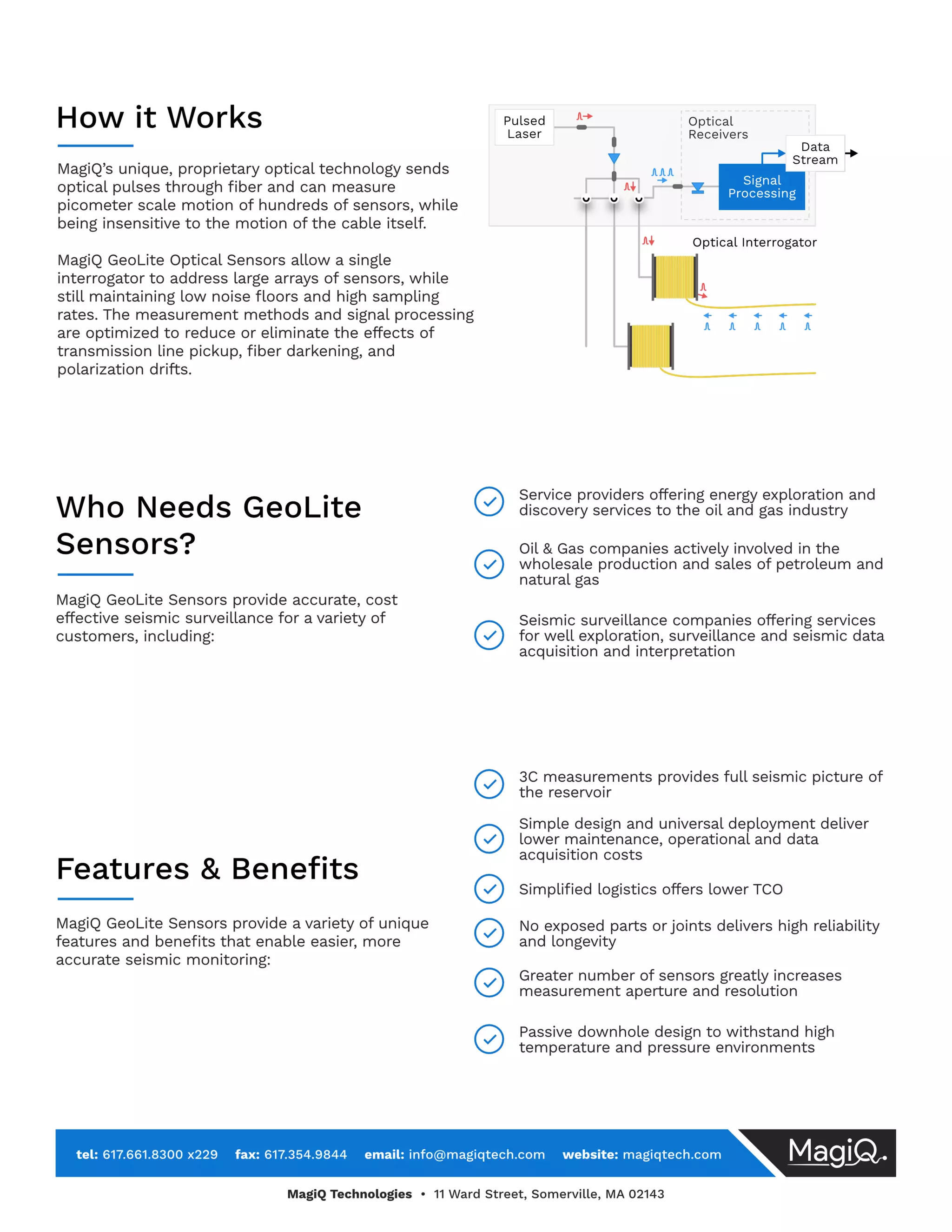 Magi Q geolite-sensors - Down hole optical sensors | PDF