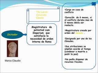Magistraturas romanas | PPT