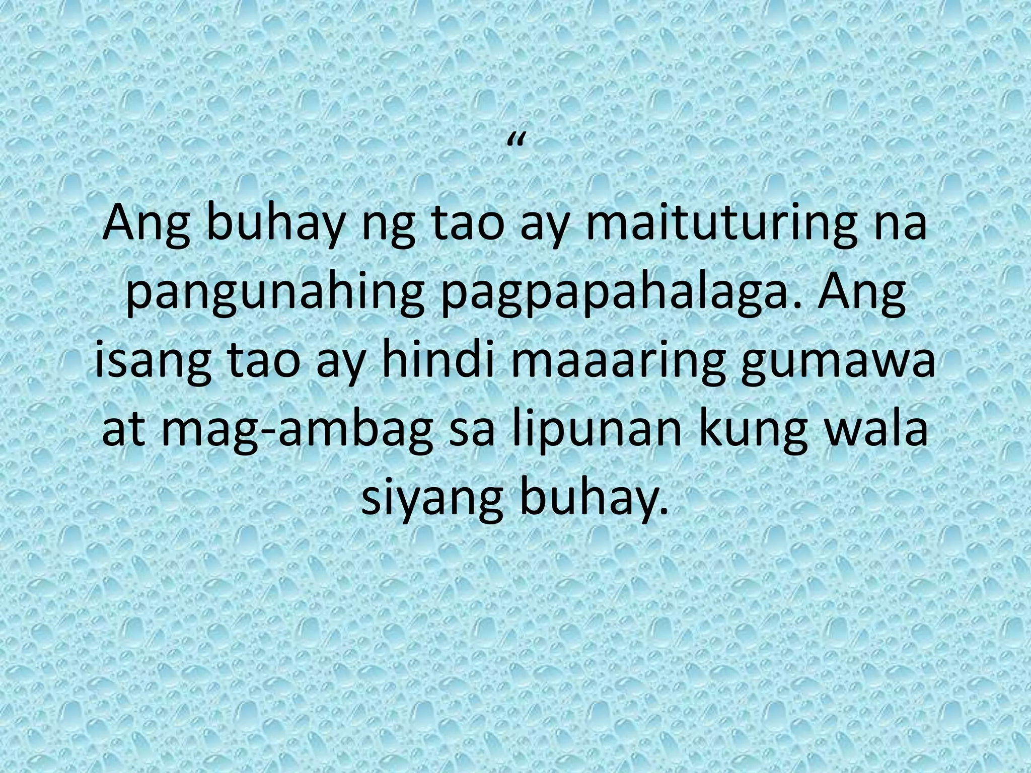 Mag isyung moral tungkol sa buhay 3rd day p | PPTX
