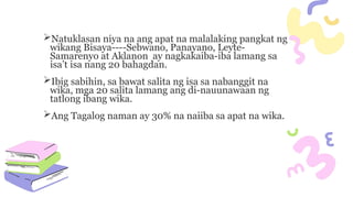 Magkakapatid na mga Wika sa Filipinas.pptx