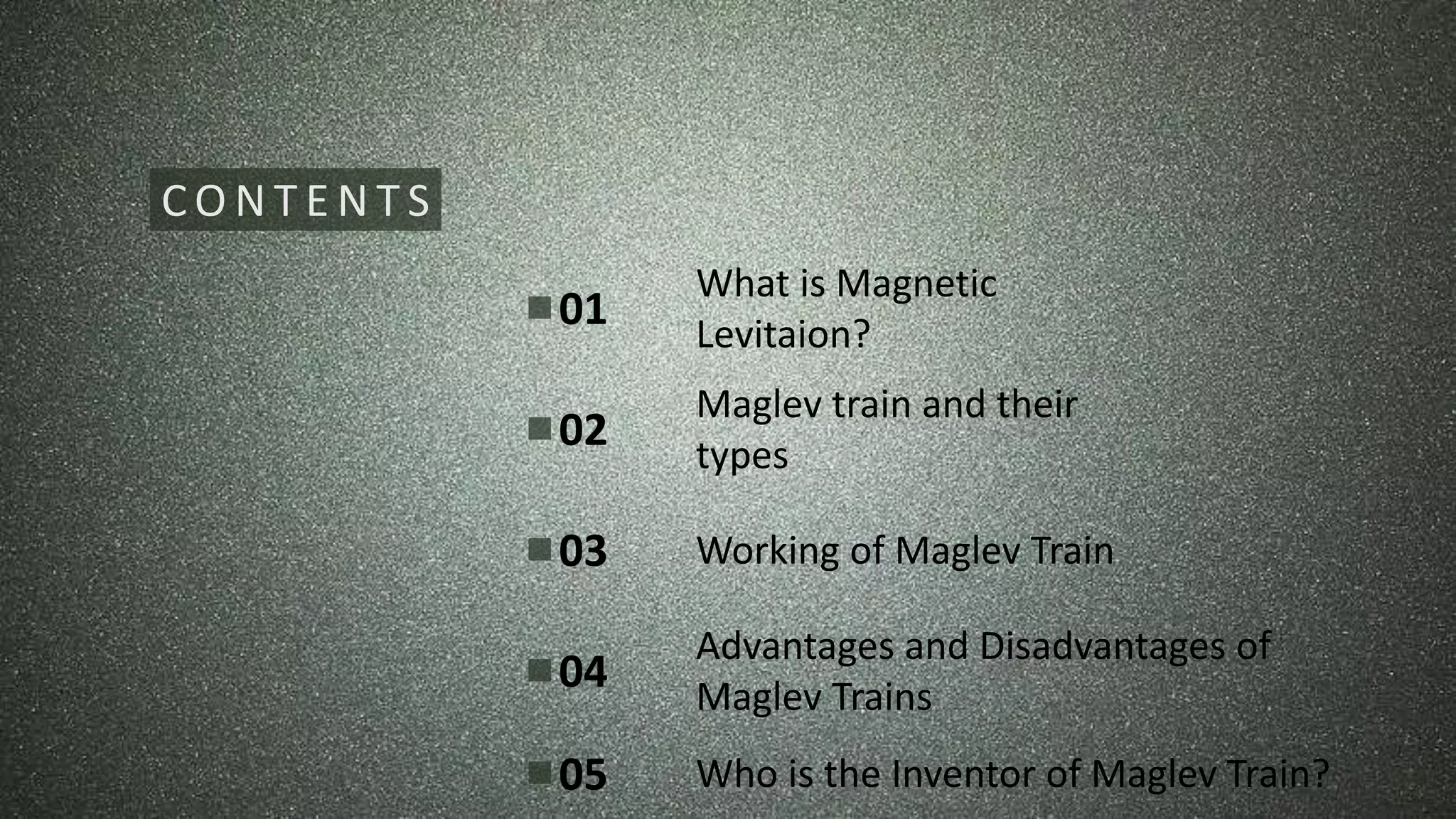 Maglev | PPTX | Rail Travel | Travel Type