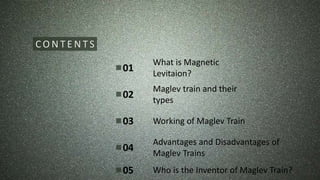 Maglev | PPTX | Rail Travel | Travel Type