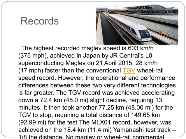 Science project on Maglev Trains By Ardhendu | PPTX