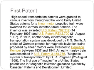 Science project on Maglev Trains By Ardhendu | PPTX