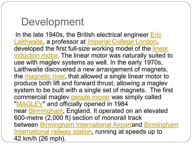 Science project on Maglev Trains By Ardhendu | PPTX