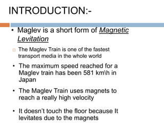 MAGLEV | PPTX