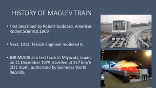 Mag lev – magnetic levitation | PPTX | Rail Travel | Travel Type