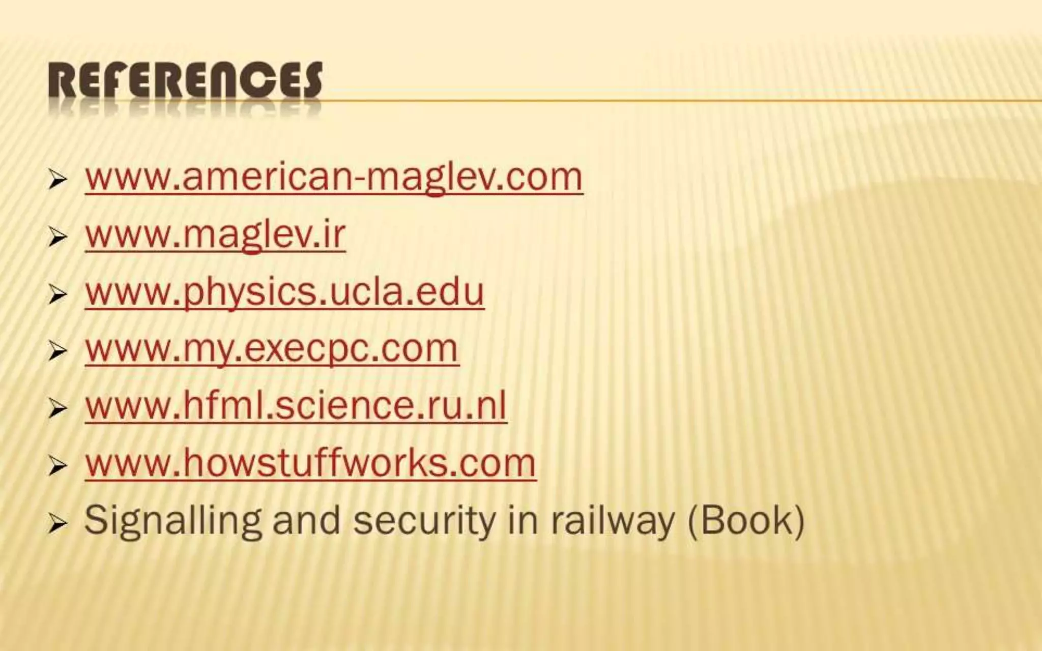 Magnetic Levitation (Maglev) Powerpoint Presentation | PPTX