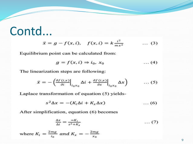 Maglev sys modelling using FLC and PID controller | PPT