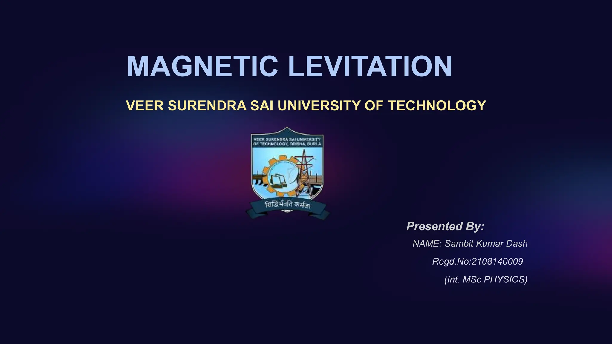 MAGLEV PPT.pptx(Maglev trains, Transportation) | PPTX