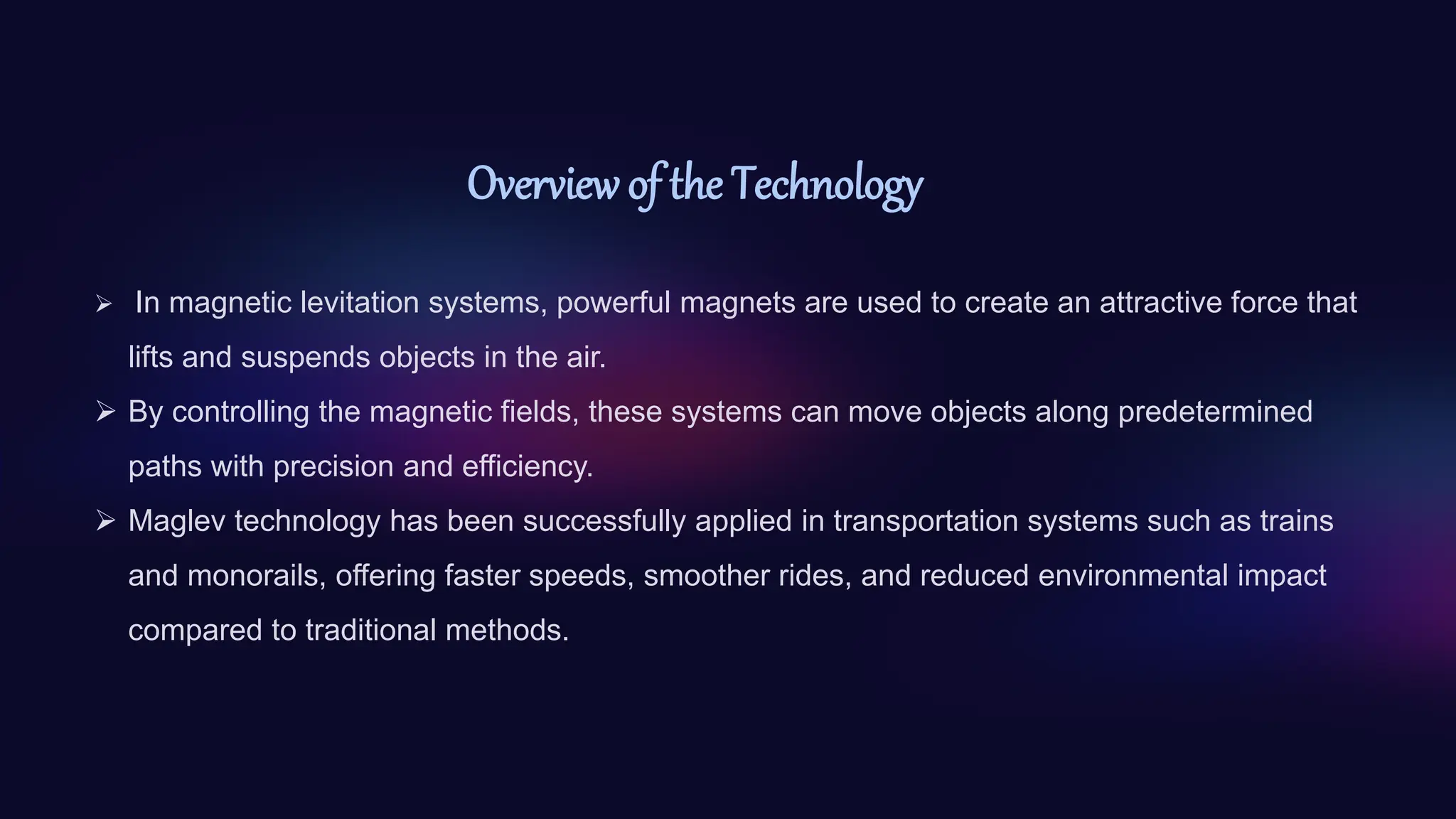 MAGLEV PPT.pptx(Maglev trains, Transportation) | PPTX