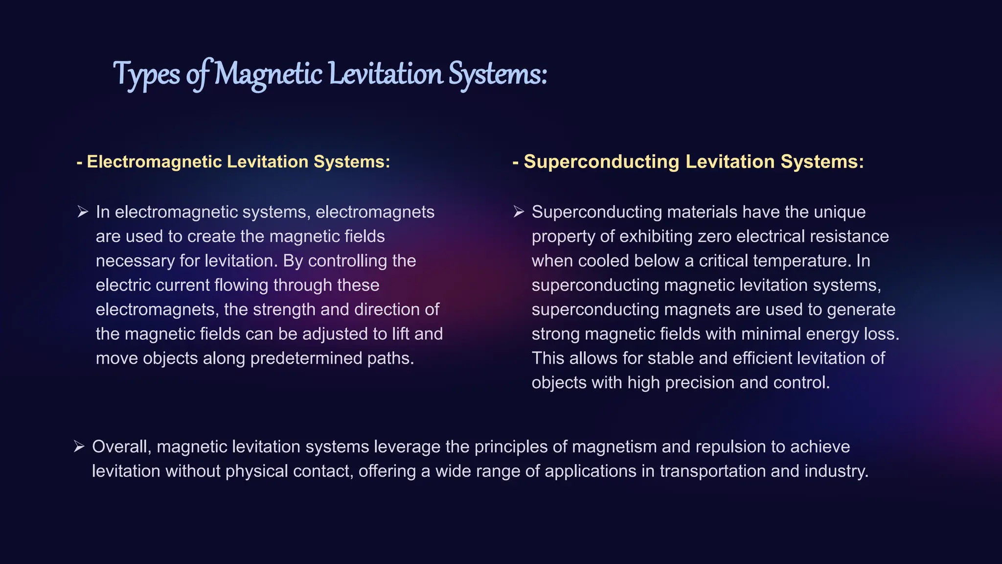 MAGLEV PPT.pptx(Maglev trains, Transportation) | PPTX