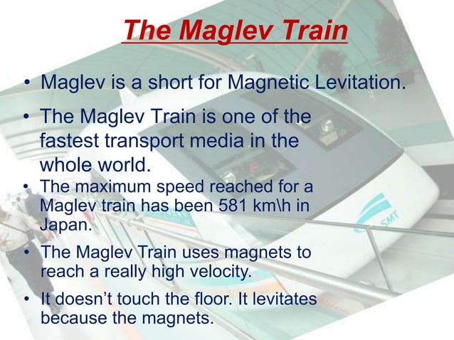 Maglev train | PPT