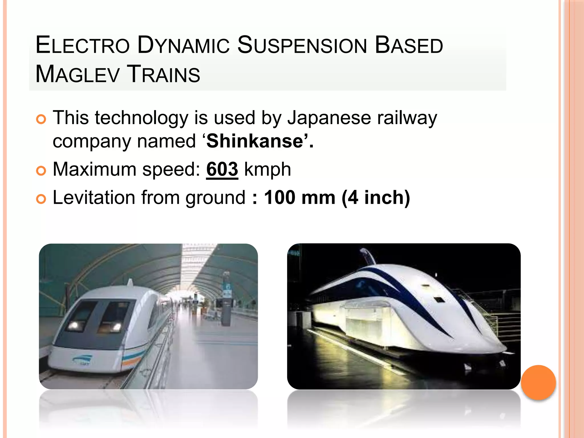 Maglev train | PPTX | Rail Travel | Travel Type