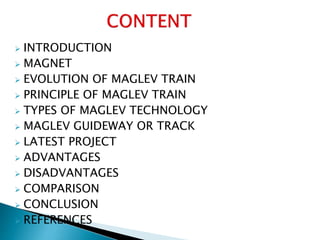 Maglev train 123456(1) | PPTX