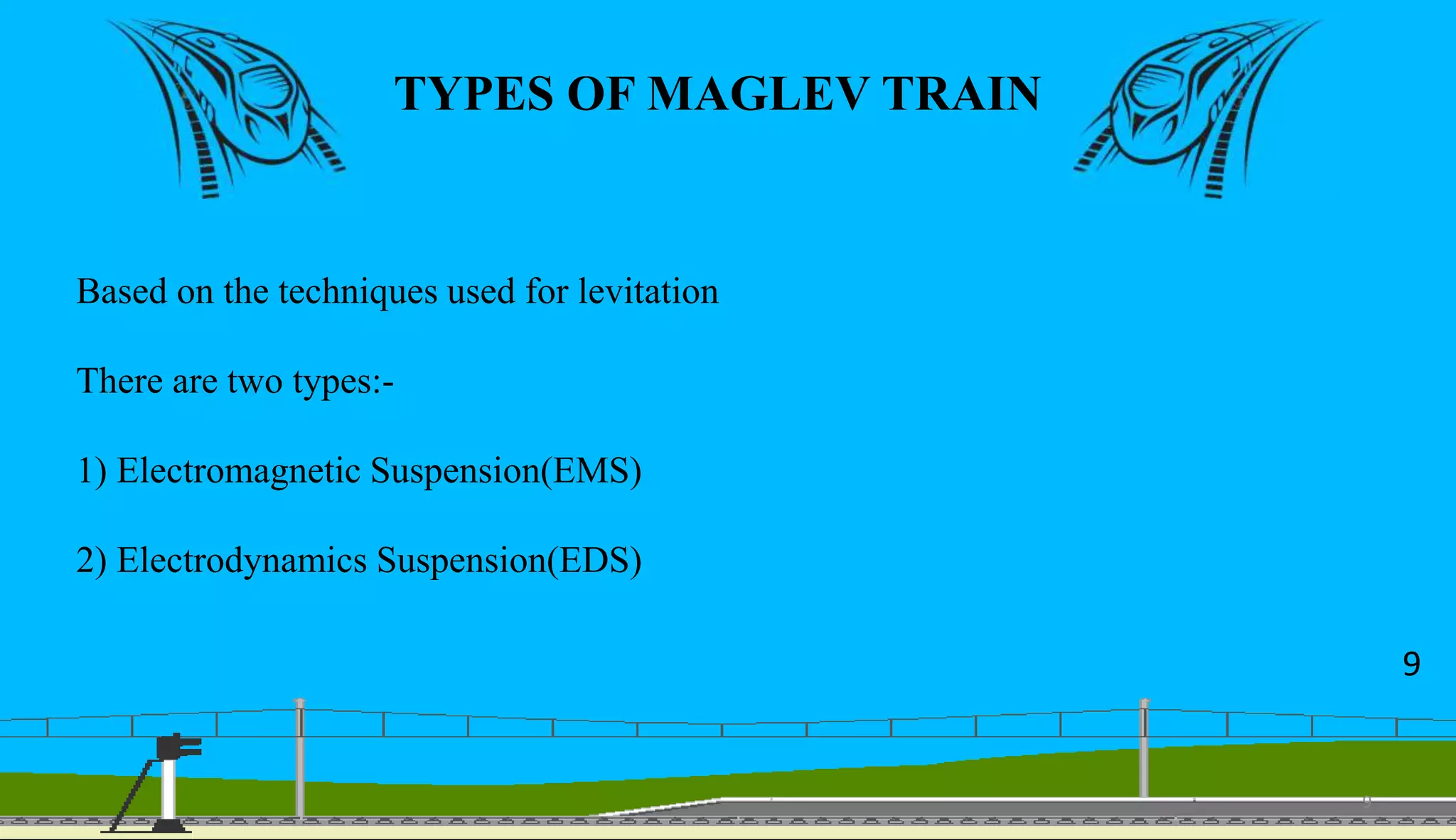 Maglev train and it's leviation | PPTX