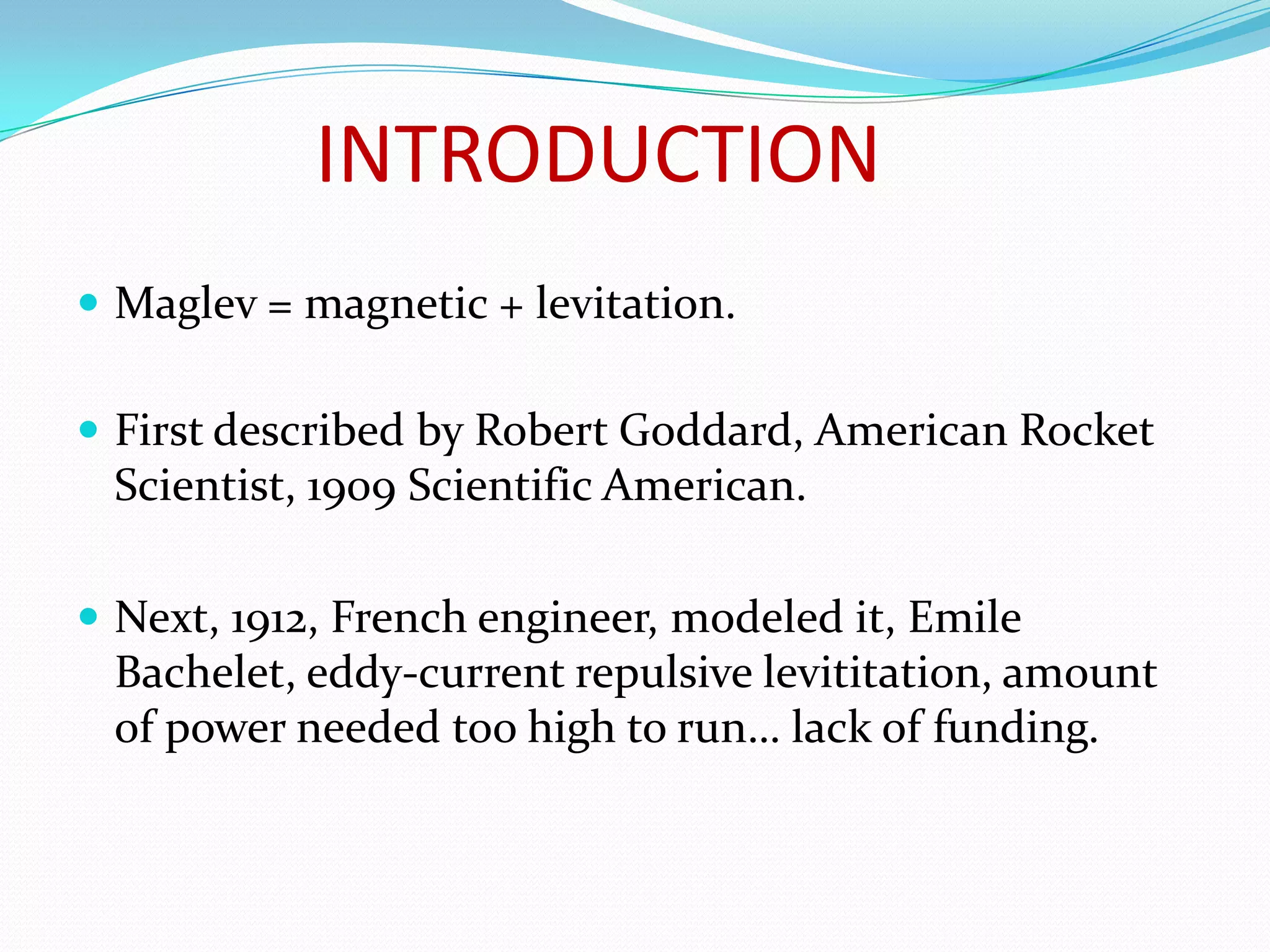 Maglev Train Ppt 1 | PPTX