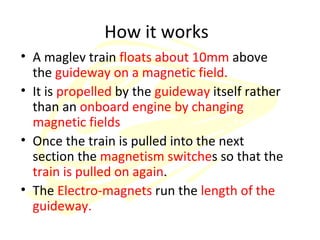 Maglev trains | PPT