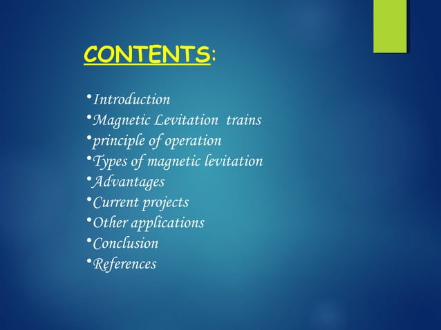 Magnetic Levitation | PPT