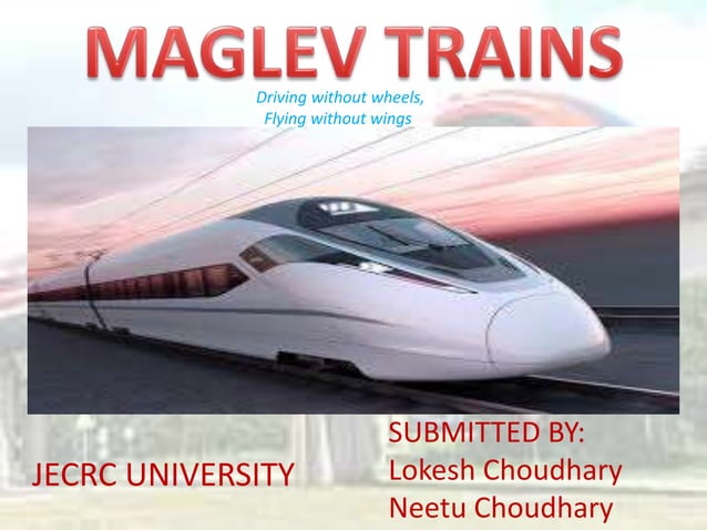 Maglev trains ppt | PPTX