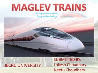 Magnetic Levitation Train Ppt
