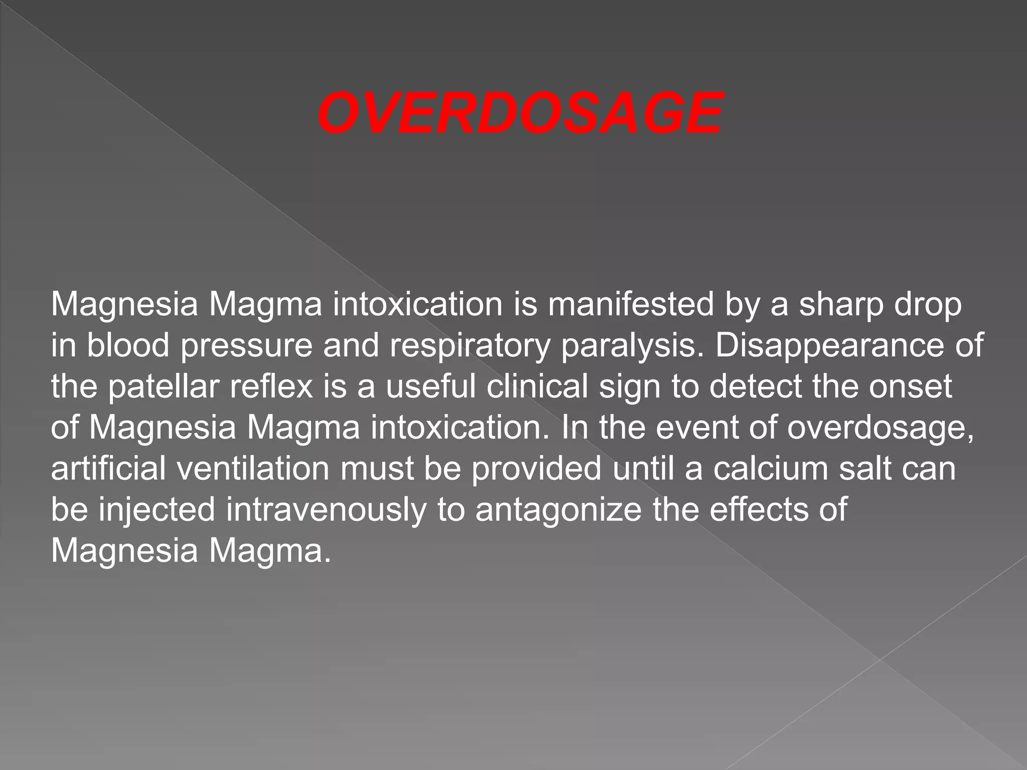 Magma in pharmaceutical dosage form | PPTX