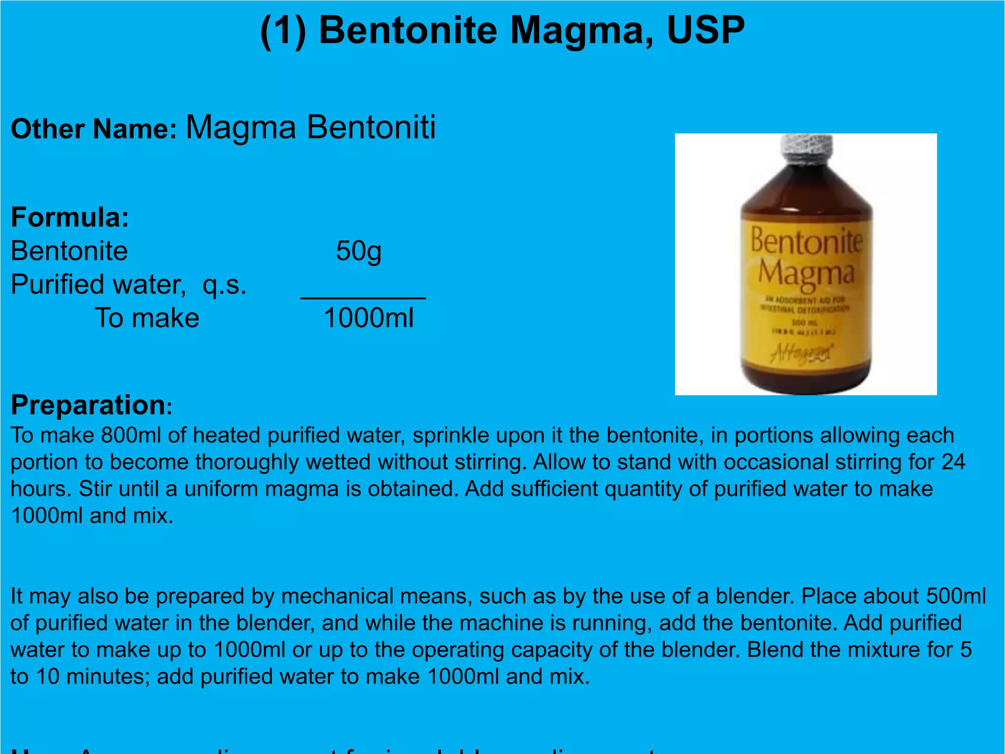 Magma in pharmaceutical dosage form | PPTX