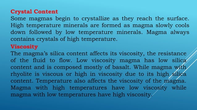 MAGMA-AND-ITS-COMPOSITION for grade nine | PPTX