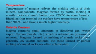 MAGMA-AND-ITS-COMPOSITION for grade nine | PPTX