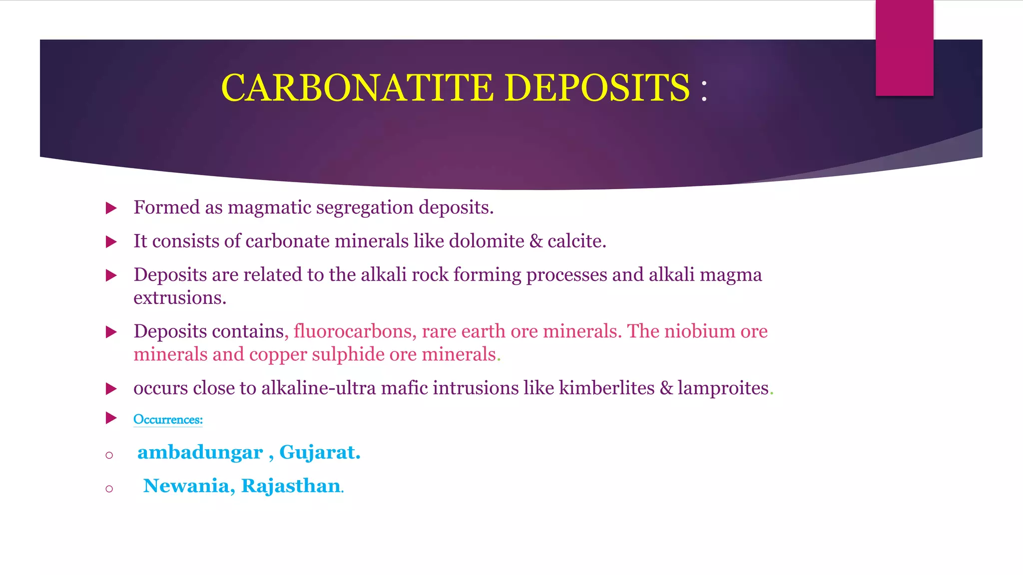 magmatic deposits - economic geology | PPTX
