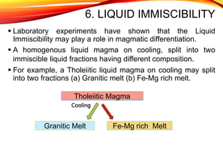 Magmatic Differentiation & Implication to rock formation.pptx