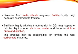 Magmatic Differentiation & Implication to rock formation.pptx