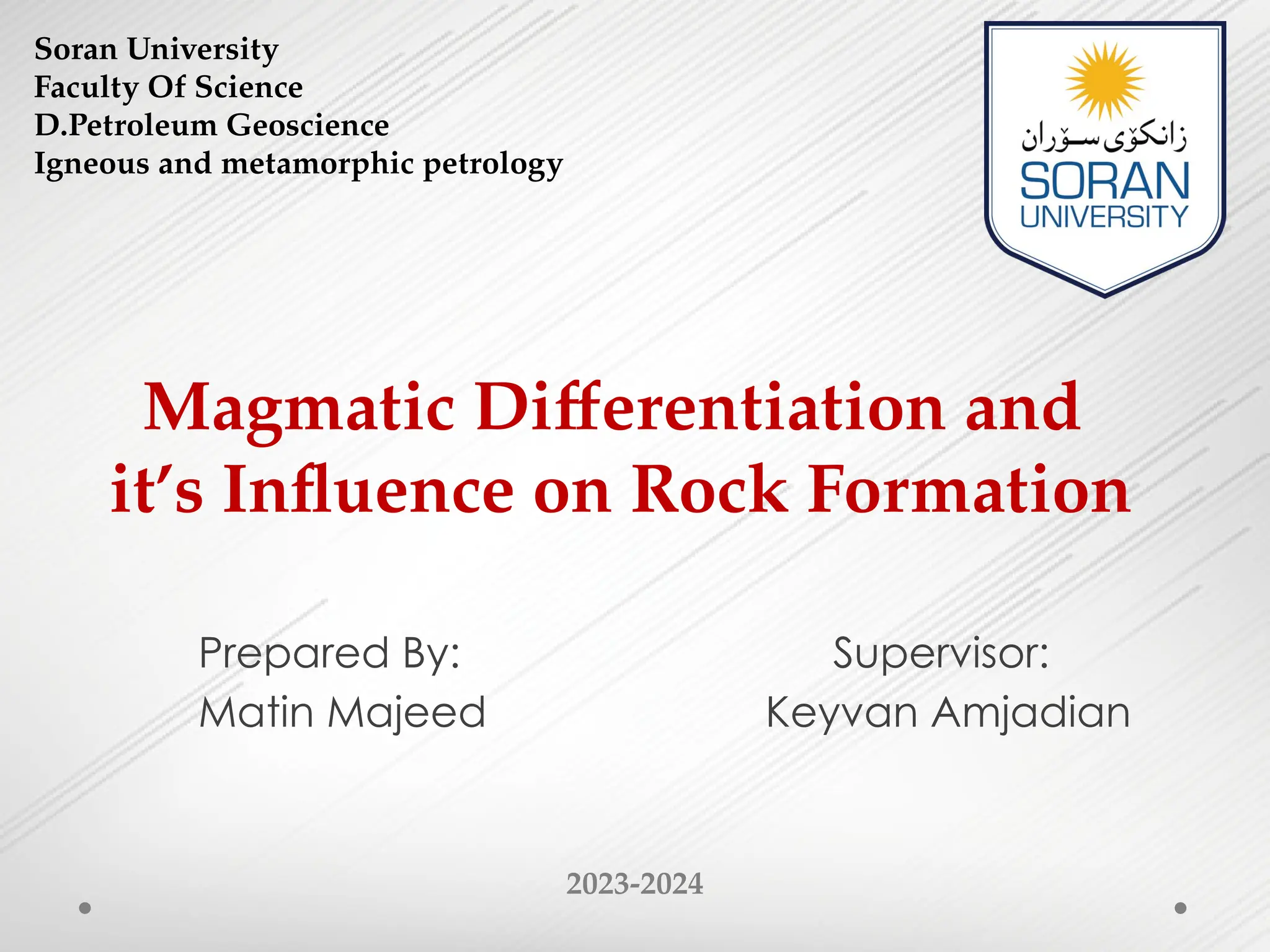 Magmatic Differentiation | PPT
