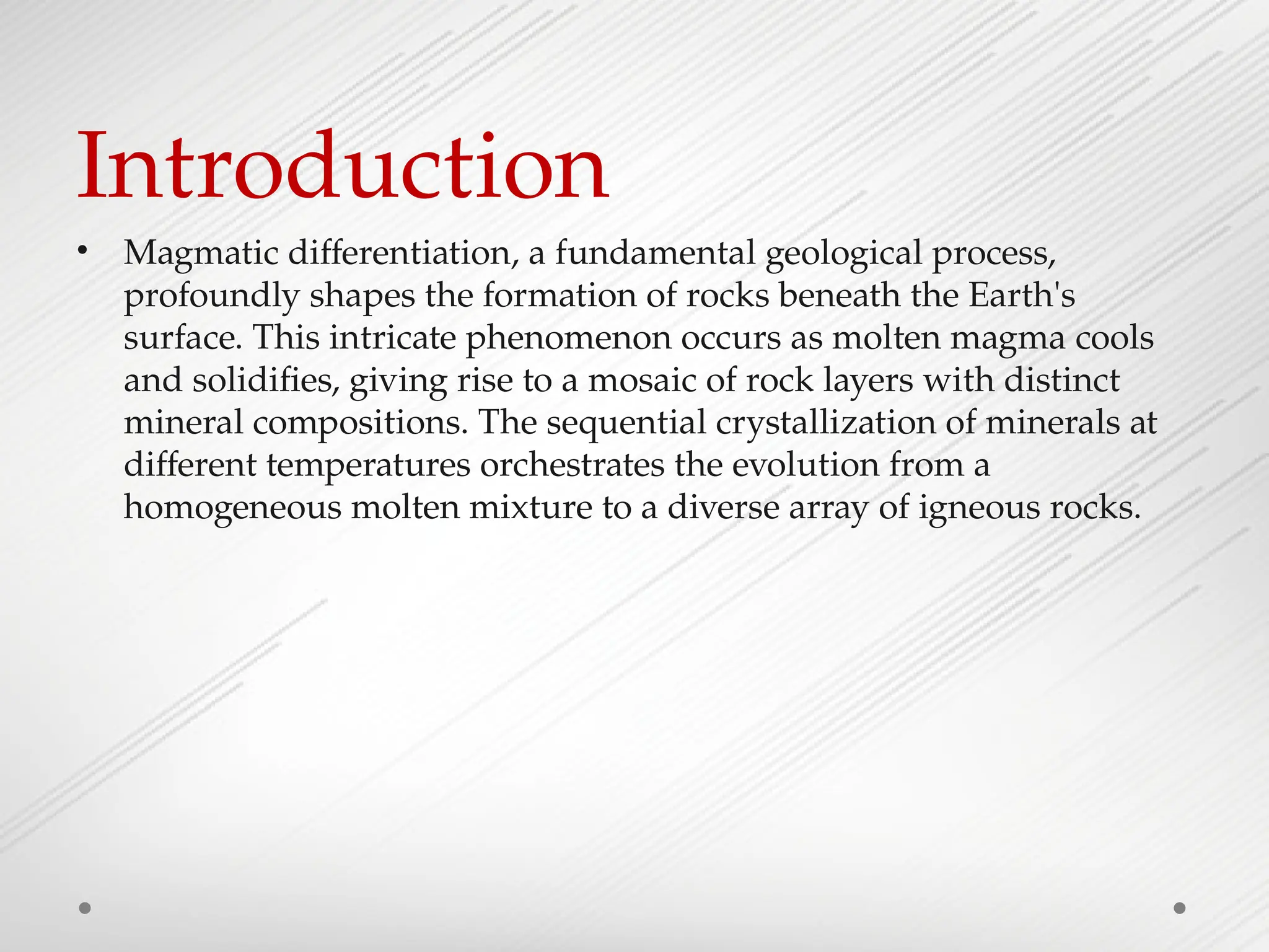 Magmatic Differentiation | PPTX