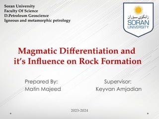 Magmatic Differentiation | PPT
